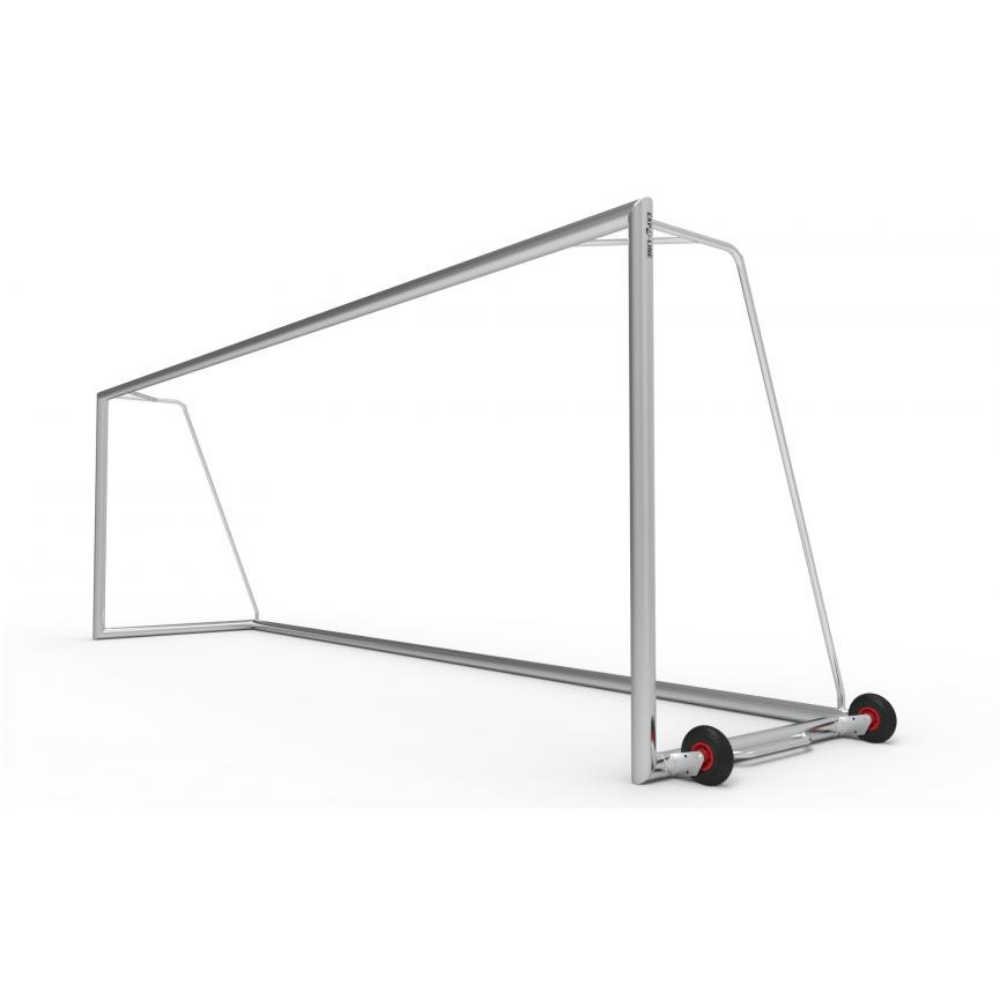 Fully welded movable goal | Senior | 0.80x1.70m | Wheels short side ...